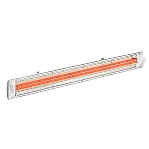Infratech CD-6024 SS Stainless Steel 61.25” Dual Element Fixture 6000 Watt, 240 Volt, Stainless Steel