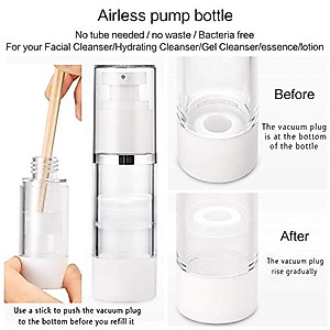 Travel Size Toiletry Bottles Set Tsa Approved Clear Cosmetic Makeup Liquid Containers with Zipper Bag Cosmetic Containers with Lids 12pcs