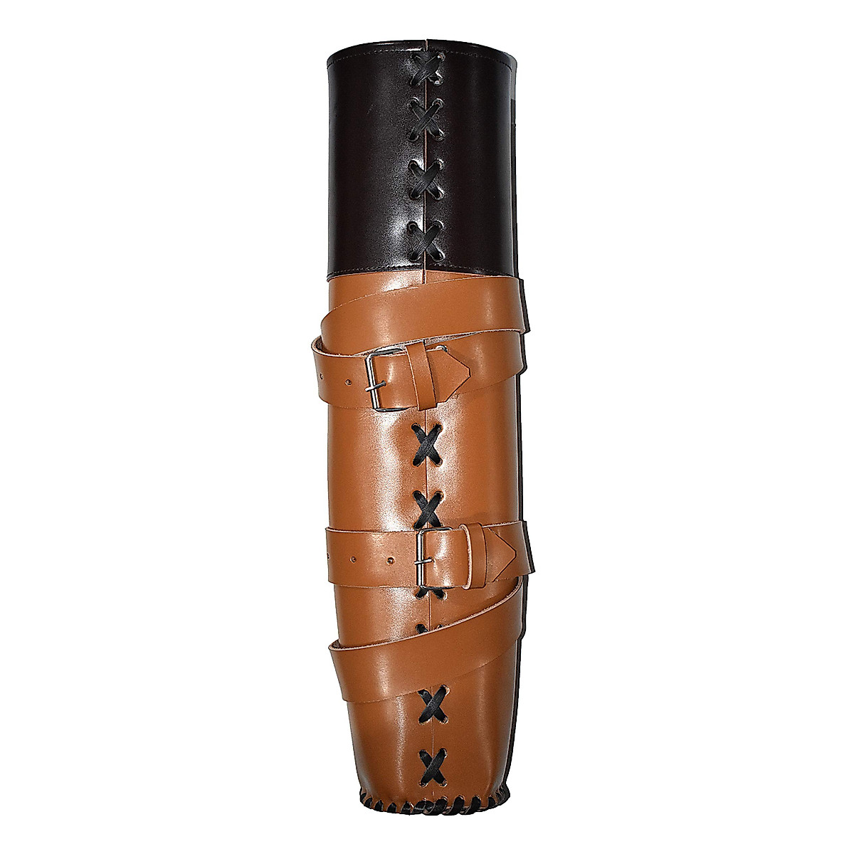 UNIVERSE ARCHERY Arrow Quiver | Genuine Cowhide Leather Arrow Holder | Traditional Handmade Quiver for Hunting & Archery Sports | Lightweight & Comfortable | Brown