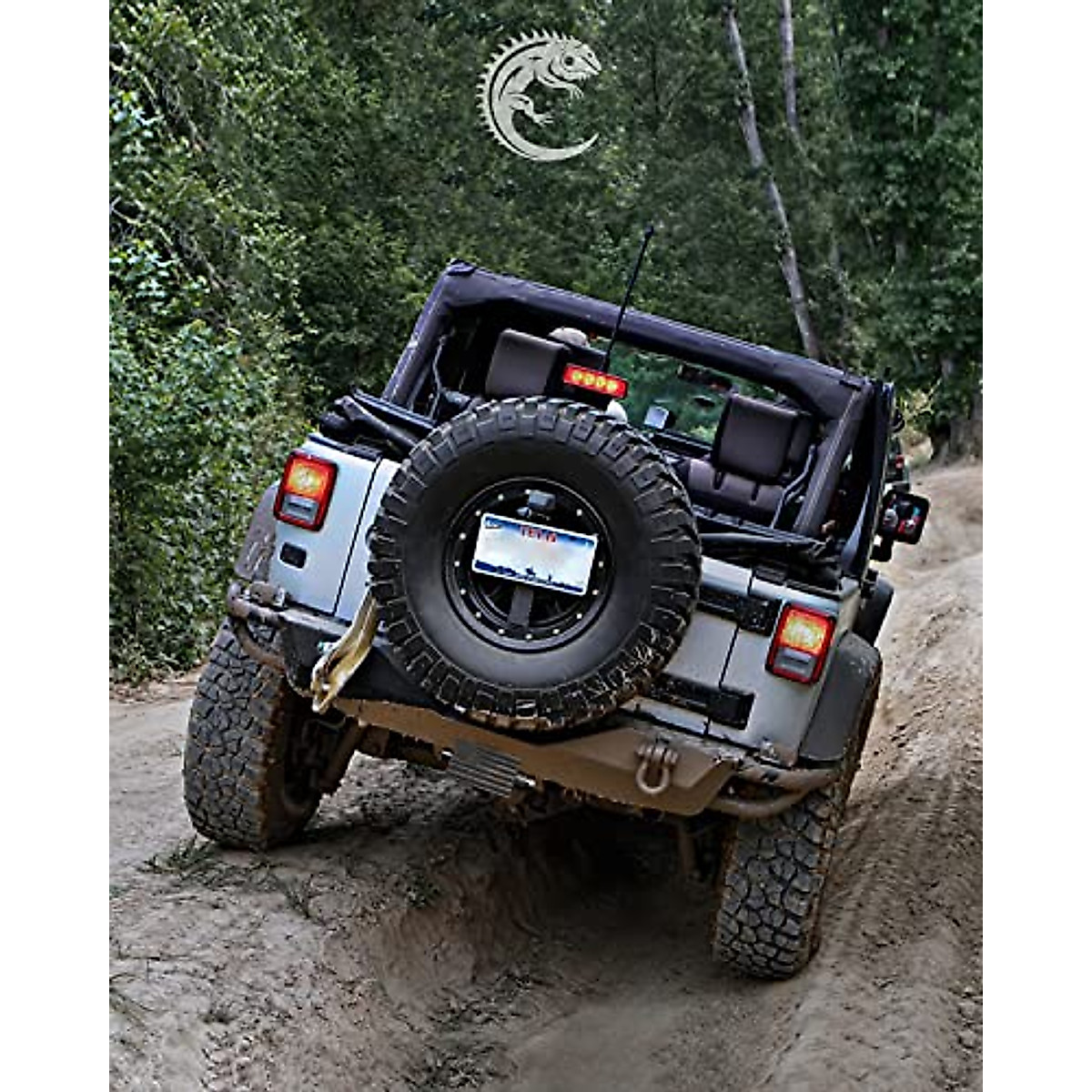 Metal American Flag Trailer Hitch Cover for 2 inch Receivers, Black