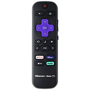 Hisense OEM Remote Control (RC-AFIR) HU-RCRUS-23 for Select Hisense TVs - Black
