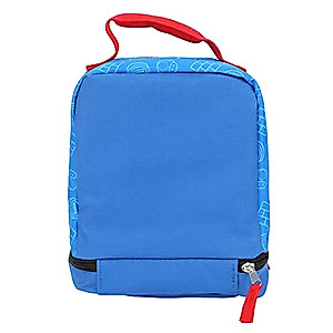 Bioworld Super Mario Bros. Square Double Compartment Insulated Lunch Box