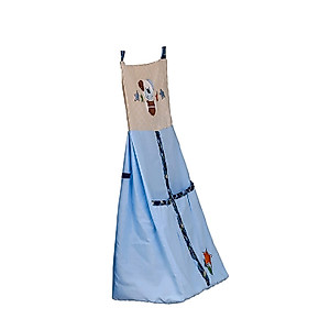 CribMATE Blue Dog Nursery Diaper Stacker Sport Puppy Diaper Hanging Bag (Blue Sport puppy)