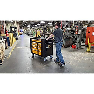 GEARWRENCH 42" 11 Drawer Mobile Work Station, Black & Orange - 83169