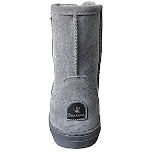 BEARPAW Men's Patriot Snow Boot, Charcoal, 10.5 M US