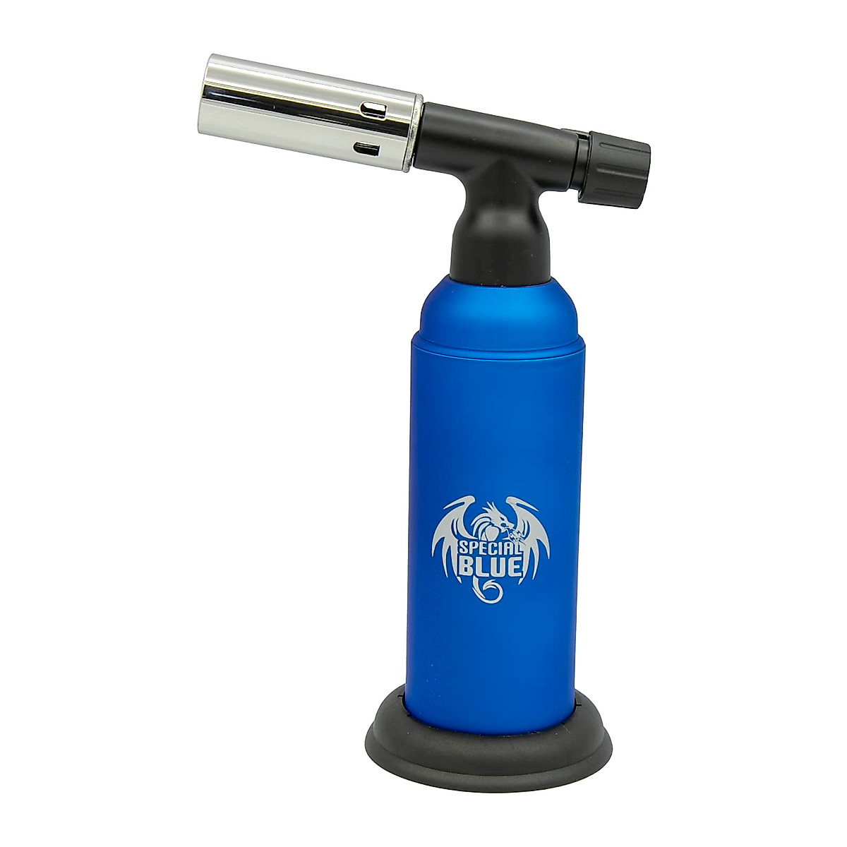 Special Blue Monster Butane Torch (Blue) - 2.0 Refillable Double Flame Lighter- Culinary Torch - Welding Torch - Adjustable Dual Flame for Desserts, Creme Brulee, BBQ and Baking