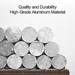 AluDisc Pro 360°-Directional Magnetic Aluminum Desk Phone Stand Tilt Swivel Rotate Angle Adjust Height 12" for All iPhone 15/14/13/12 Samsung Galaxy Note All Smartphones and Nintendo Switch (ST-520SI)