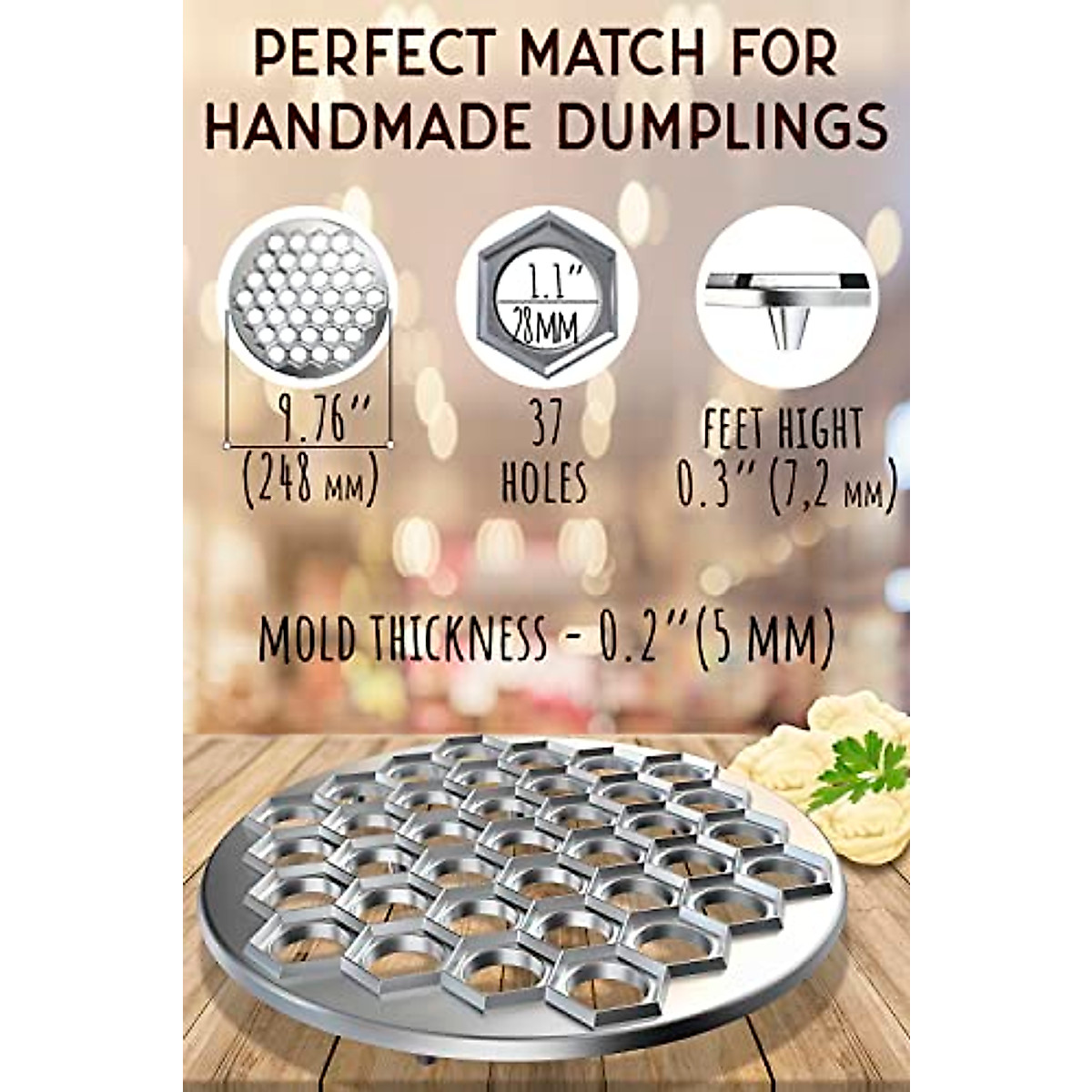 Russian Ravioli Maker Dumplings Mold - Pelmeni Maker - Pelmeni Metal Mold - Pelmeni Meat Dumplings - Dumplings Maker - Siberian Pelmeni Meat - Dumpling Maker Machine - Ravioli Cutter 1302439