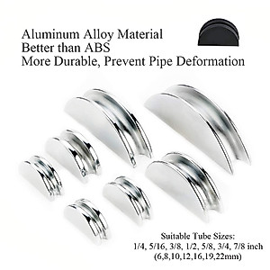 Tube Bender Kit Refrigeration Ratcheting Tubing benders Hand Tool 1/4 to 7/8 Inch Aluminium Alloy Replacement Head