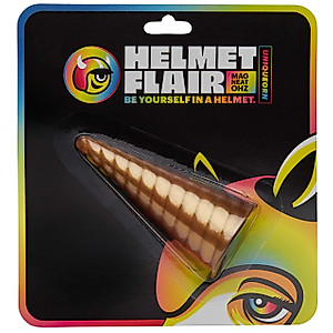 Helmet Flair MagNeatOhz Unicorn Horn for Helmet | Made in USA | Helmet Accessory for Bike Helmet, Ski Helmet | Magnetic Attachment | Interchangeable (Helmet Not Included)