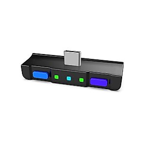 HomeSpot Bluetooth 5.0 Audio Transmitter Adapter with USB C APTX Low Latency for Nintendo Switch Compatible with AirPods PS5 Bose Sony BT Headphones The Legend of Zelda Theme Azure Blue & Ultra Violet