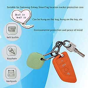for Samsung Galaxy Smart Tag Protective case Tracker Finder Cover Shell Keychain Galaxy SmartTag case(Pack of 2)