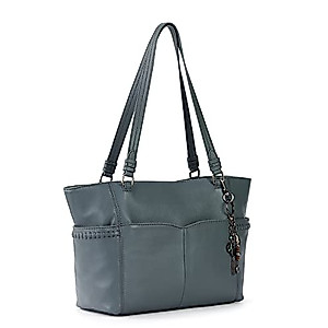 The Sak womens Sequoia Leather Tote, Dusty Blue Ii, One Size US