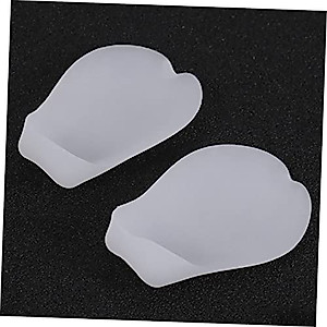 2pcs Silicone Gel Crib Protector Foot Protectors for Feet Nursing Clip Board Foot Pad Toe Sleeve Little Toe Cover Jacket Finger Cot Hammer Care Miss Toe