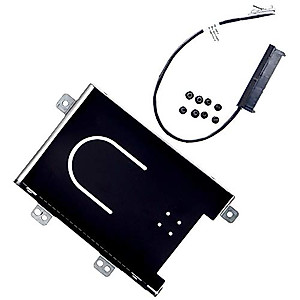 Deal4GO SATA Hard Drive Cable 2K51N 02K51N w/ 2.5" HDD Caddy Carrier 0J8J5W J8J5W Replacement for Dell Alienware Area 51M ALWA51M