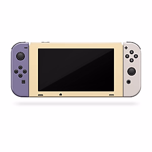 Tacky Design Solid Color Skin Compatible with Nintendo Switch Skin Wrap Cover, Colorwave Blocking for Nintendo Switch Stickers, Premium Vinyl 3M Full Wrap Decal.