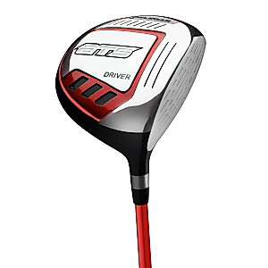 Orlimar Golf ATS Junior Boy's Golf Set with Bag, Right and Left Hand, Ages 9-12, Red/Black (5 Clubs)