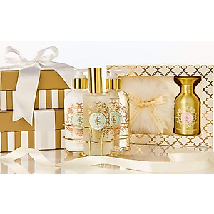 Shelley Kyle Signature Mini Gift Set, Includes Travel Size Perfume, Lotion, and Shower Gel, Packaged in Beautiful Cream and Gold Gift Box with Ribbon