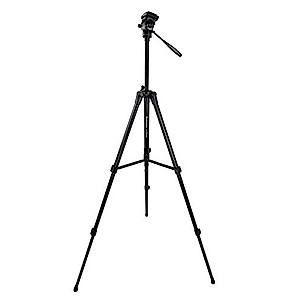 Celestron Ultima Pan Tilt Head Tripod - Excellent Choice for a Spotting Scope, Binocular or Camera (93612),Black