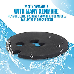 (4-Pack) TonGass Water Softener Venturi Gasket (Part No. 7204362) - Replaces 7082582, 7163663, 7190547 and 7176195 - Compatible with Ecodyne, K, K Elite and Whirlpool