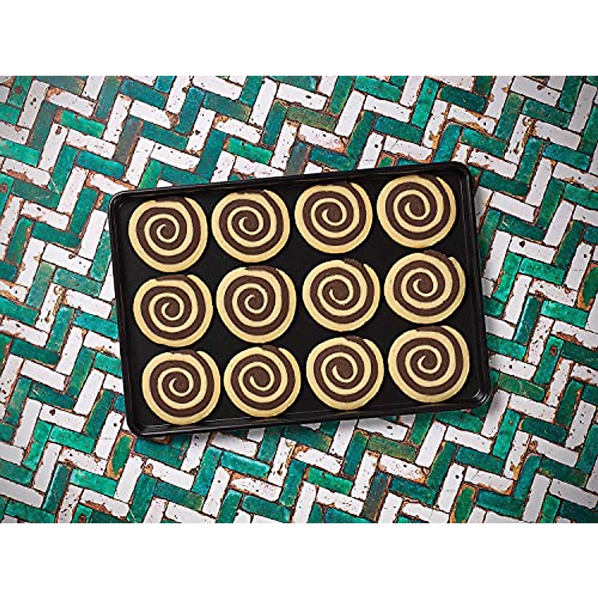 Tala Non Stick 10" Half Baking Tray, Black