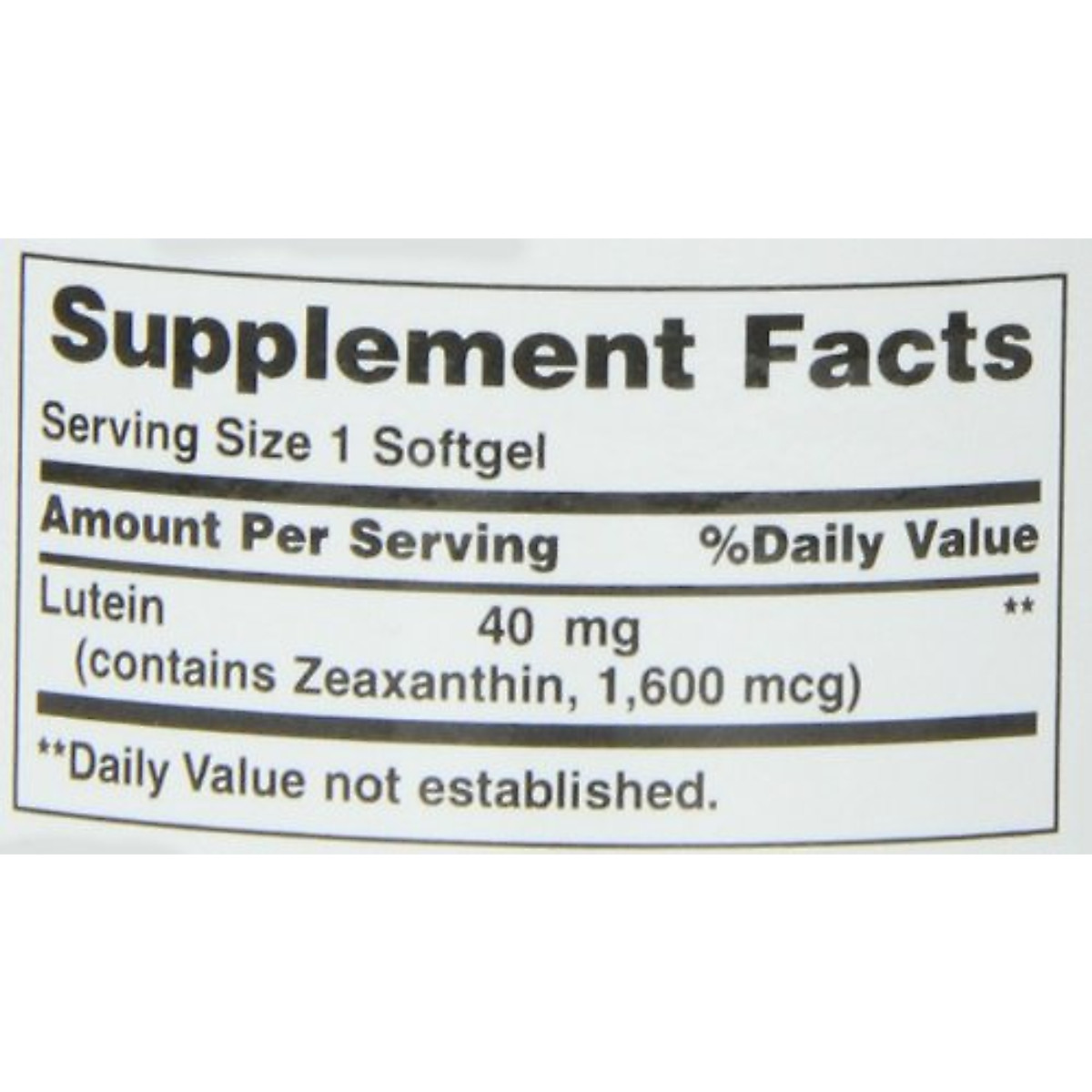 Nature's Bounty Lutein Pills, Eye Health Supplements and Vitamins, Support Vision Health, 40 mg, 30 Softgels