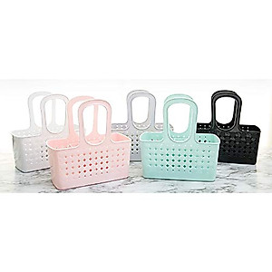 iDesign College Essential for Dorm Room, Communal and Shared Bathroom, The Orbz Collection, Set of 1, White