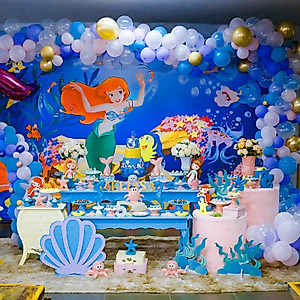 KAWKALSH 200pcs 5 Inch Dark Blue Balloons, Small Mini Latex Balloons for Party Birthday Baby Shower Anniversary Festival Arch Garland Decoration (Dark Blue)