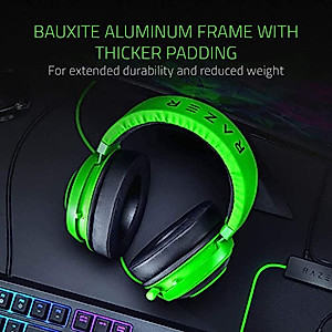Razer Kraken Gaming Headset: Lightweight Aluminum Frame (Renewed)