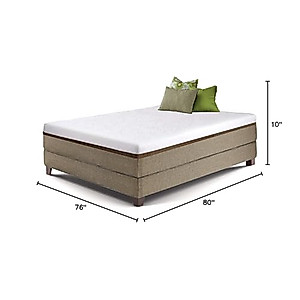 Live and Sleep Ultra 10 Inch Gel Memory Foam Mattress in A Box - Medium Balanced, Cool Bed in A Box, Certipur Certified - Advanced Body Support - King Size