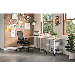 Safco Products Deskside Wire Machine Stand, Holds up to 200 lbs. White