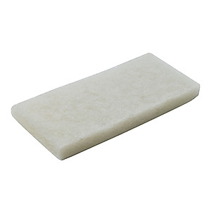 3M 8440 Doodlebug Cleaning Pad, 4.6" x 10" - 5-Pack, White