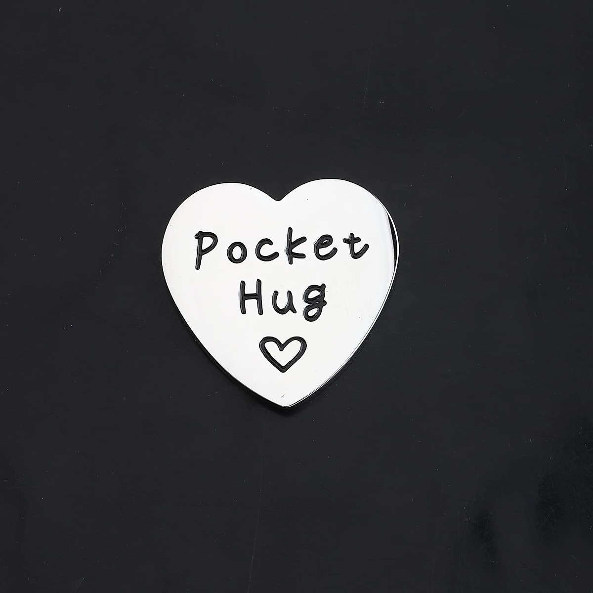 KUIYAI Pocket Hug Token Message Card Gift Encourage Jewelry Best Friends Gift Long Distance Gift Couple Gift Colleague Gift (pocket hug card)