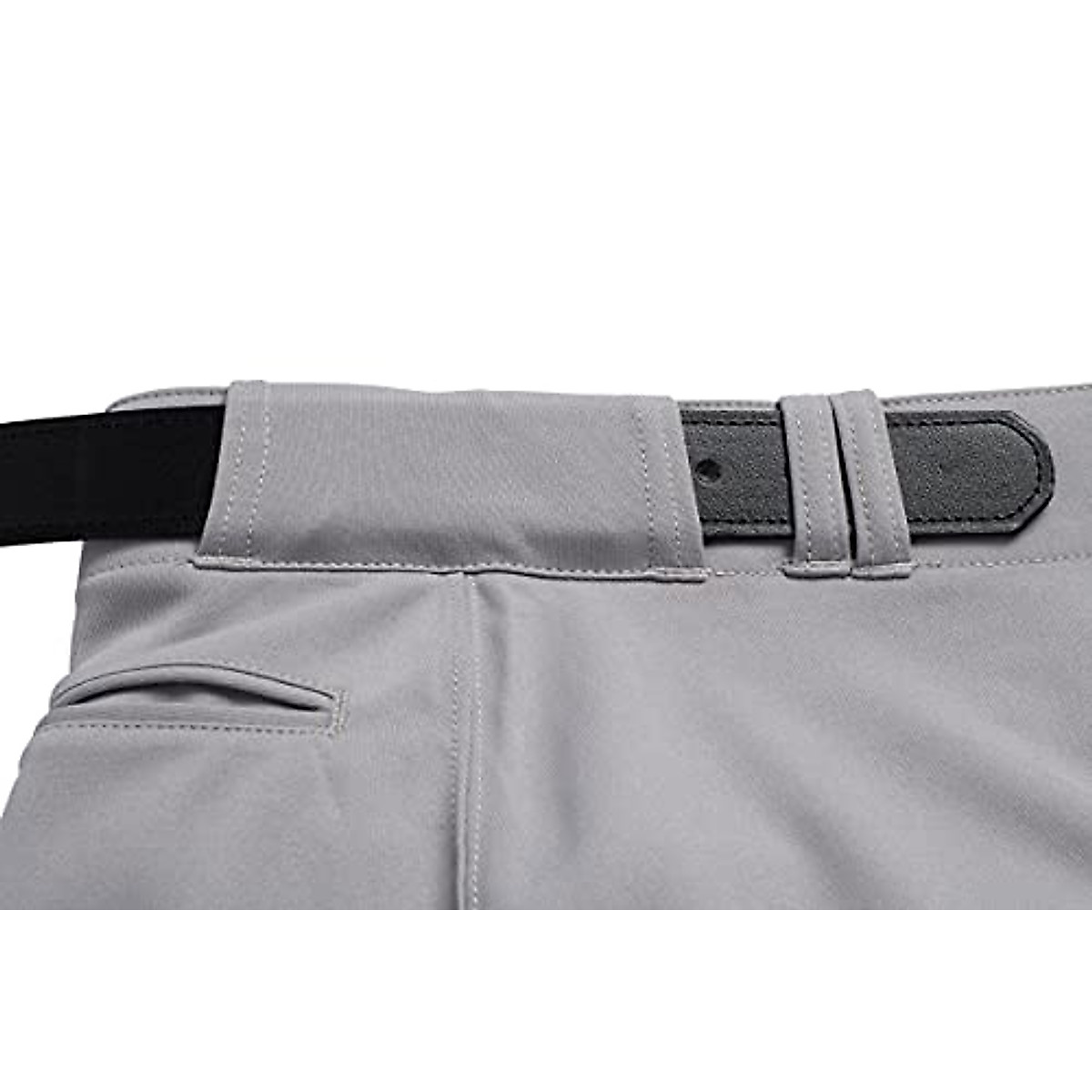 CHAMPRO Boys' X-Large Youth MVP Open Bottom Relaxed Fit Baseball Pants, Grey