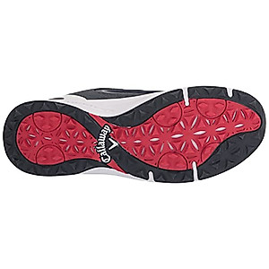 Callaway Women's Coronado v2 SL Golf Shoe, Blue/White/Red, 8.5