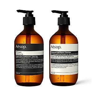 Aesop Geranium Leaf Body Cleanser and Shampoo | Paraben, Cruelty-free & Vegan | 16.9 oz