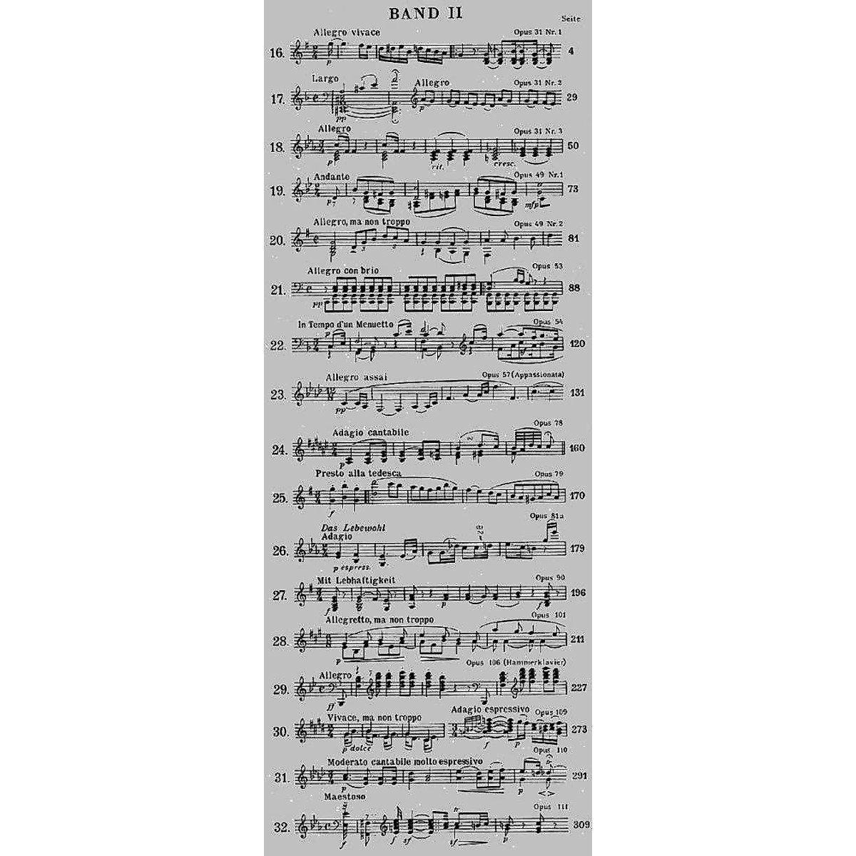 Beethoven: Piano Sonatas - Volume II (Multilingual Edition)