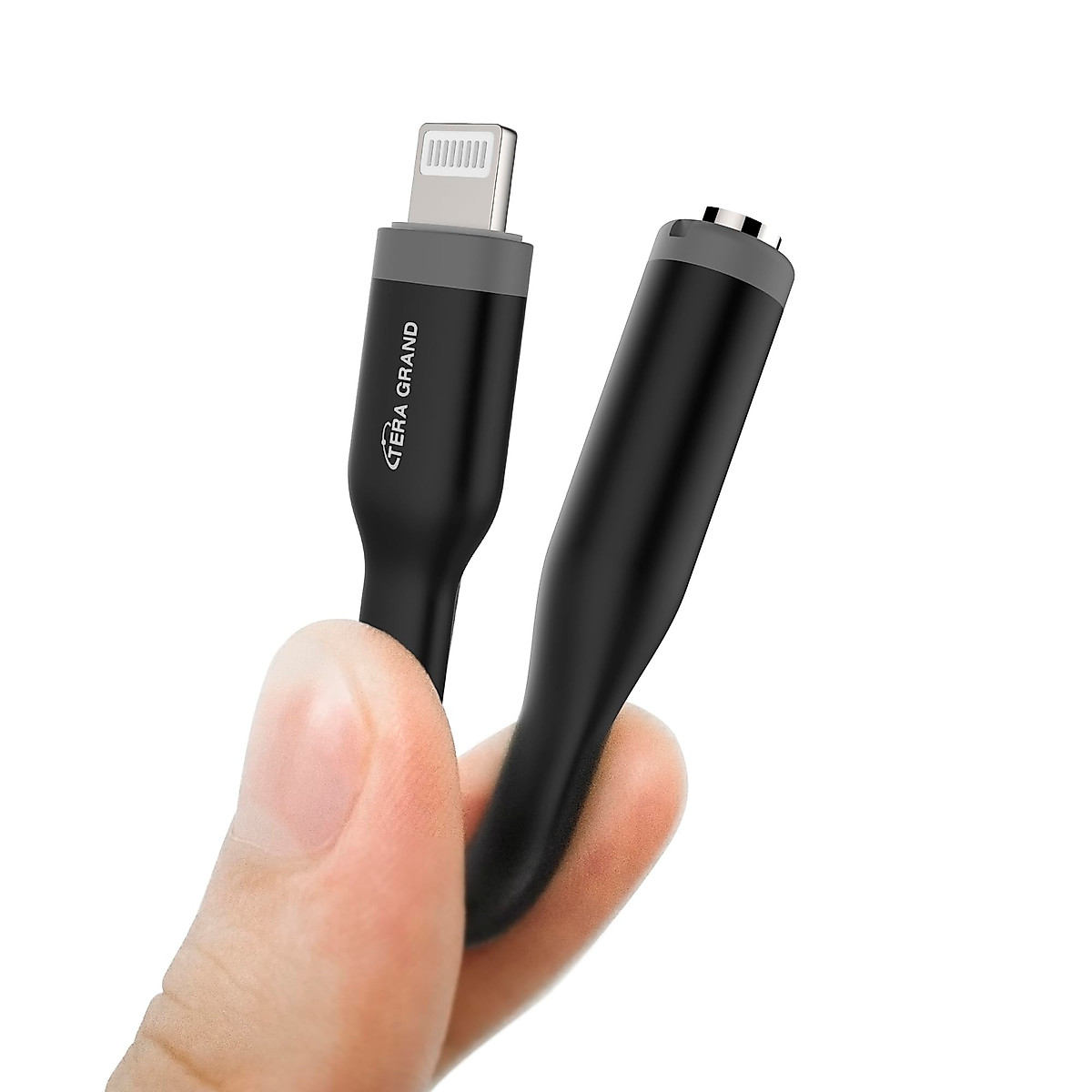 Tera Grand - Apple MFi Certified Lightning to Headphone Jack Audio Adapter, Durable Flexible Super Soft PVC Jacket iPhone 14/13/12/11 Pro Pro Max Plus Mini SE XS XR X 8/7/6, iPad Pro Air