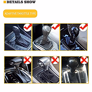 HUISEFOR Universal Car Interior Gear Shift Cover Premium Neoprene Auto Handbrake Cover Durable Black Marble Pattern Vehicle Accesories 2 Packs