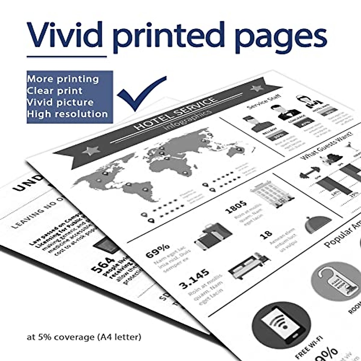 52D1000 521 Toner Cartridge：DRA Compatible Replacement for Lexmark MS710 MS811dtn MS811dn MS810n MS810dn MS710n MS711dn MS810dtn MS710dn MS810de MS811n Printer (2 Pack, Ink Cartridge), Black