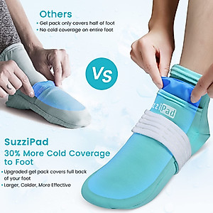 SuzziPad Cold Therapy Socks & Hand Ice Pack Cold Gloves for Chemotherapy Neuropathy, Chemo Care Package for Women and Men, Ideal for Plantar Fasciitis, Carpal Tunnel, S/M