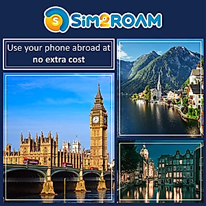 SIM2ROAM Europe Data SIM Card Prepaid 10GB 30 Days | 5G/4G/LTD High Speed Data - France, UK, Germany, Italy, Spain, Ireland, Sweden, Europe Roaming Free (10GB / 30Days)