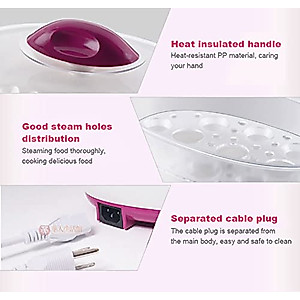 Tianji DDZ-16BWS Smart Twin Ceramic Pot Electric Stewpot with Steam tray,1.6L/300W