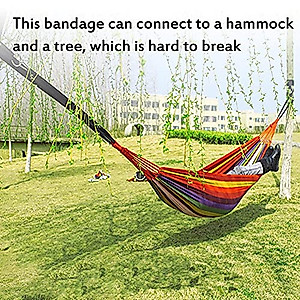 Tree Swing Hanging Straps Kit Holds 2000 lbs,5ft Extra Long Straps Strap with Safer Lock Snap Carabiner Hooks Perfect for Tree Swing & Hammocks, Perfect for Swings,Carry Pouch Easy Fast Installation