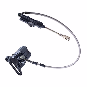 MWMNUN 15mm Rear Brake Assembly Master Cylinder Caliper Replacement Compatible with Coolster SDG SSR 107 110 125 I BK12