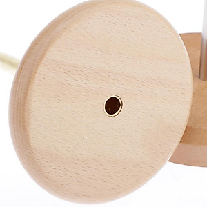 Wooden Yarn Ball Holder. Wool Skein Thread Dispenser. Bobbin Cone Spool Storage Spindle Adult Beginner Crochet Kit