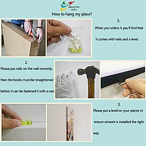 KREATIVE ARTS - Green Turtle Hidden in Coral Canvas Prints Sea Wall Art Underwater Sea Painting Print On Canvas Animal Pictures Framed Artwork For Home Office Decoration Gift 24x36inch