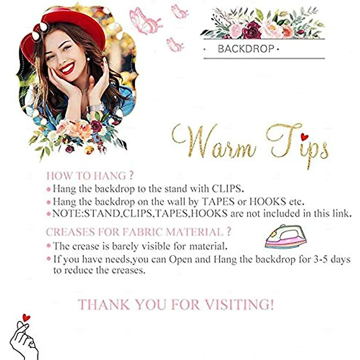 Mocsicka Baby It's Cold Outside Backdrop Rustic Floor Boy Girl Elephant Baby Shower Photography Background Winter White Snowflake Princess Newborn Cake Table Decoration Photo Booth (5x3ft)