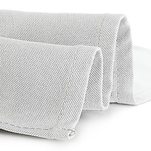 Gee Di Moda Rectangle Tablecloth - 60 x 102 Inch White Table Cloth for 6 Foot Rectangle Table - Heavy Duty Washable Fabric - for 6 Ft Buffet Table, Holiday Party, Dinner, Wedding & Baby Shower