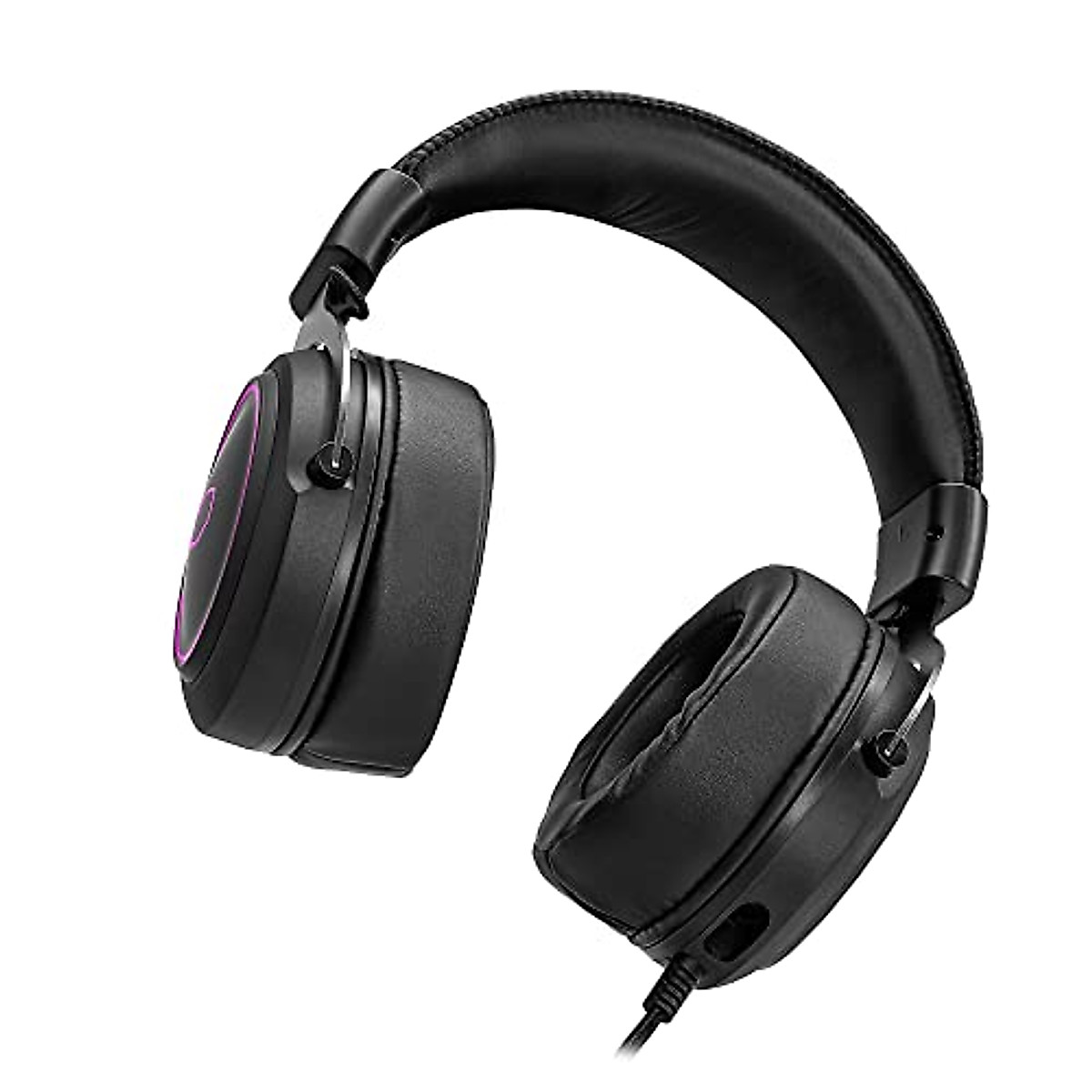 Cooler Master CH331 Gaming Headset Virtual 7.1 Surround Sound, Omnidirectional Mic, Durable Aluminum Frame, RGB Illumination, Detachable Omni-Directional Boom Mic, USB Connectivity (CH-331)